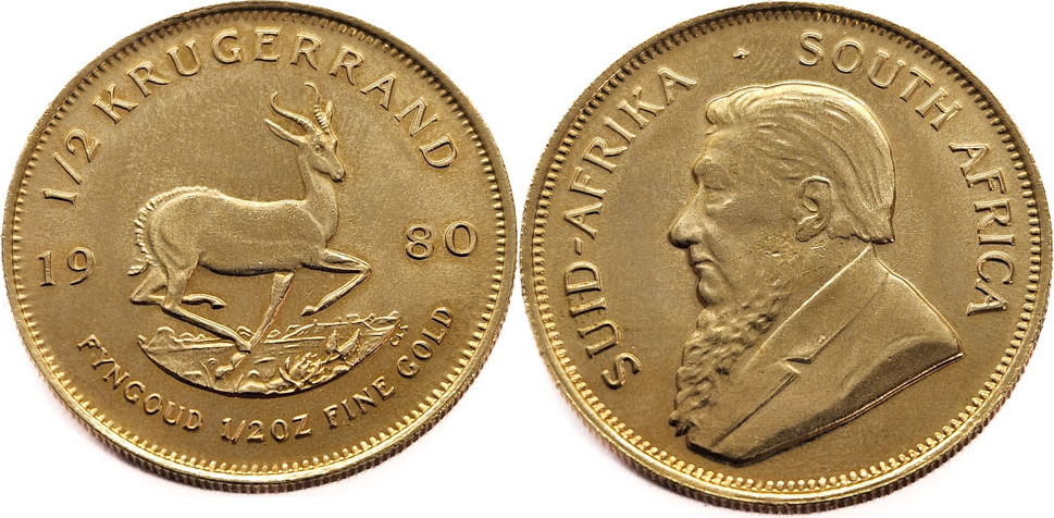 South-Africa 1/2 Krugerrand 1980 | MA-Shops