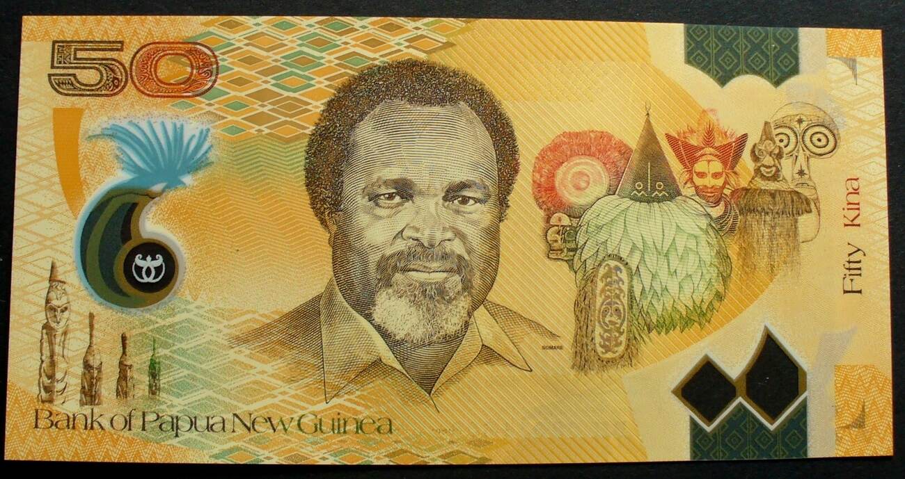 Papua-Neuguinea 50 Kina (20)08 P.32 a / Serie BH / Polymer kfr | MA-Shops