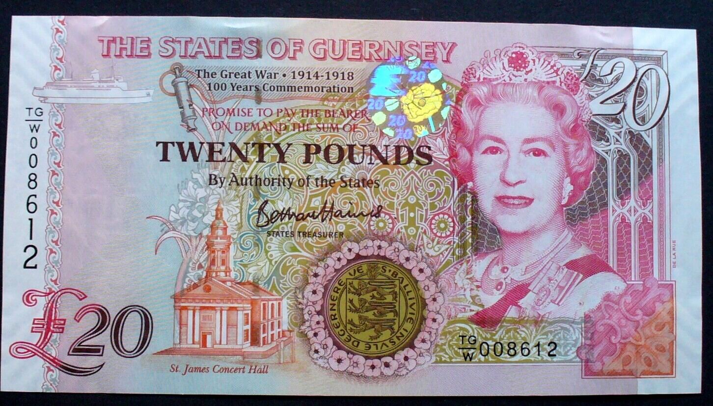 Guernsey 20 Pounds 2018 P. Neu kfr | MA-Shops