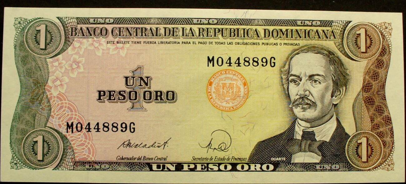 Dominikanische Republik 1 Pesos Oro 1988 P. 126 c kfr | MA-Shops