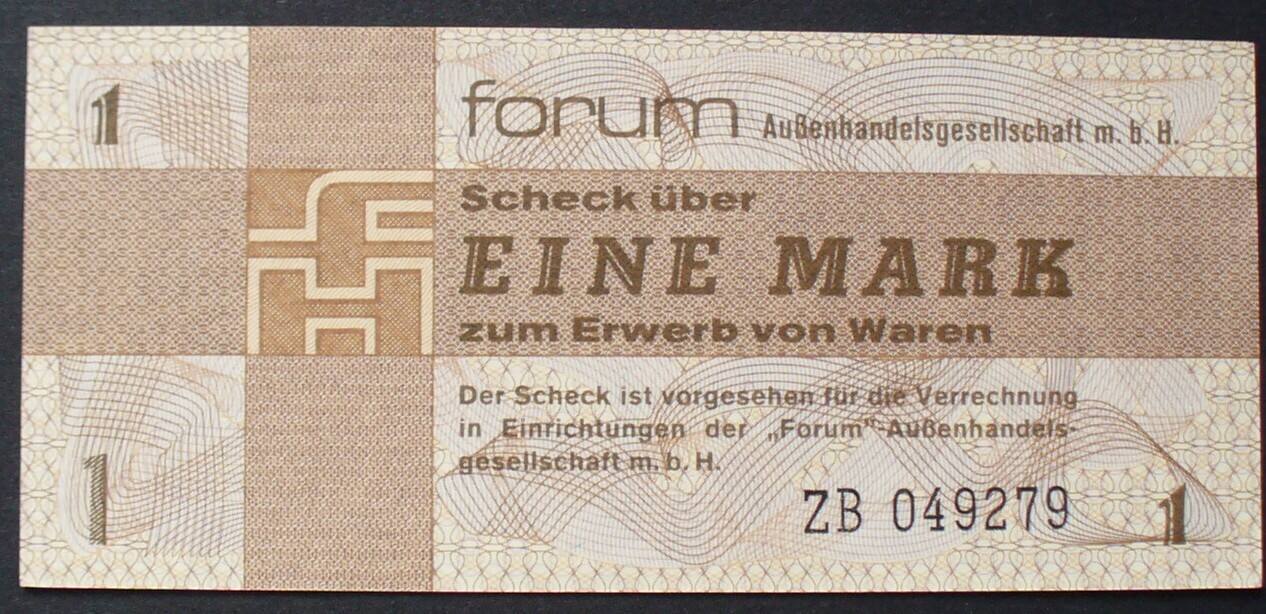 DDR 1 Mark Forumscheck 1979 Ros. 368 a I | MA-Shops