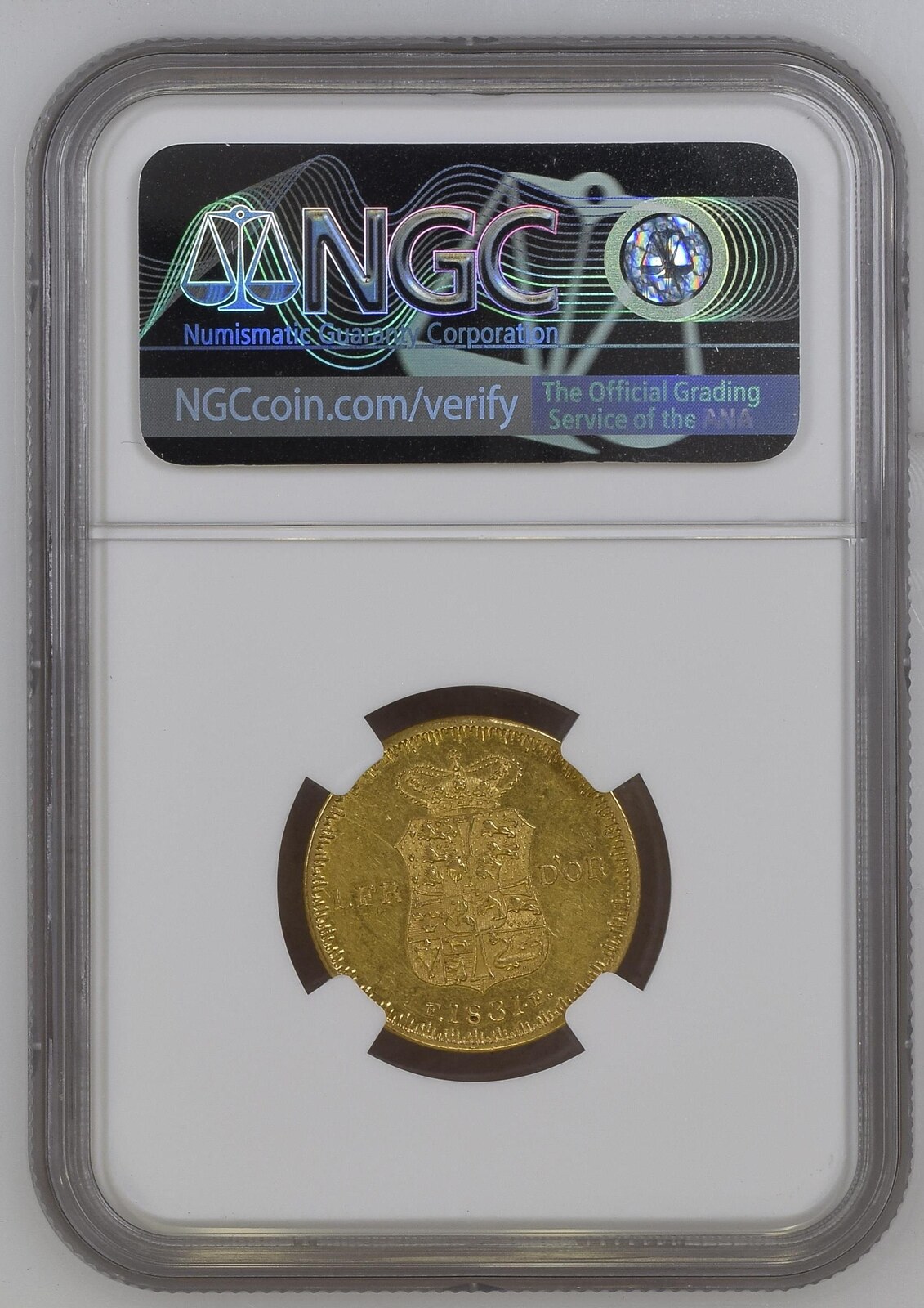 DENMARK 1FD'OR 1831 FA//FF NGC MS 61 | MA-Shops
