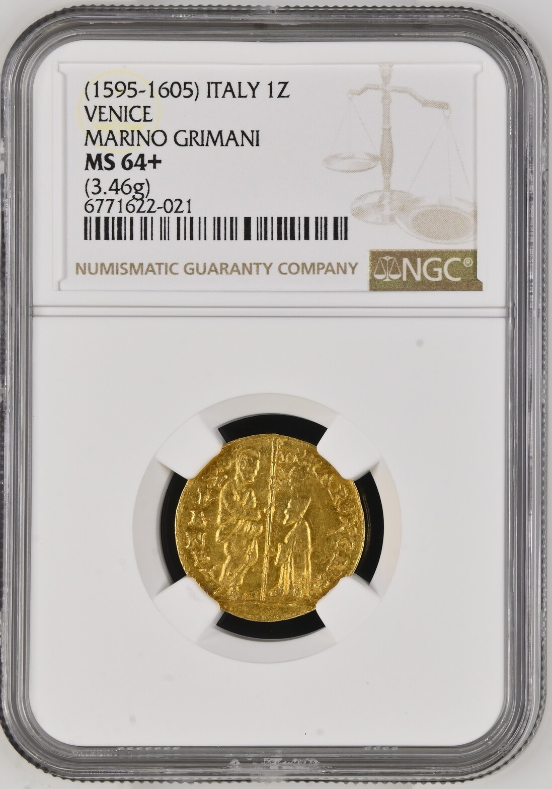 ITALY 1Z (1595-1605) NGC MS 64+ | MA-Shops