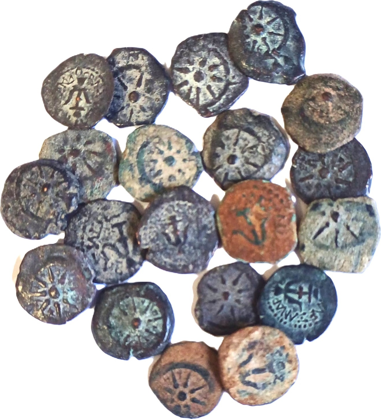 ISRAEL Lot of 20 Biblical Widow’s Mite coins | MA-Shops