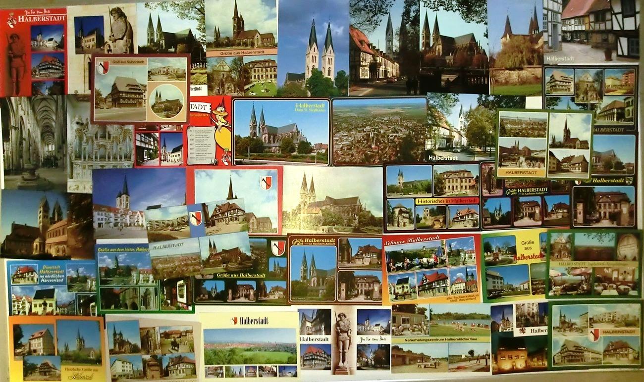 Deutschland,DDR,BRD, Lot Ansichtskarten, versch.Jahre Halberstadt,40 ...