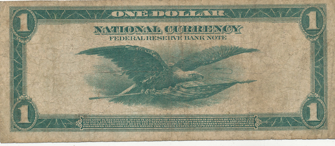 USA 1 Dollar 1918 stark gebraucht IV, | MA-Shops