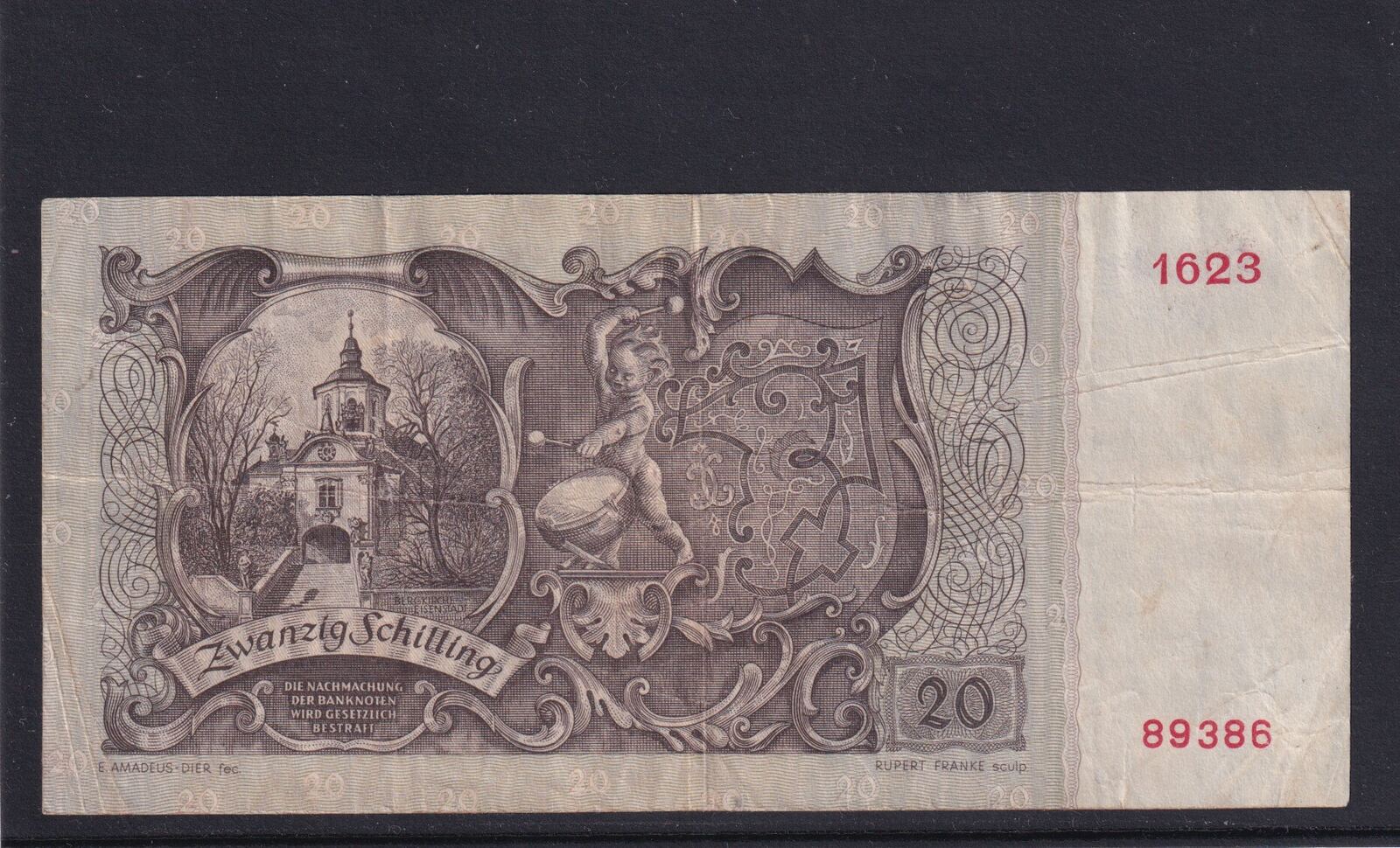 Österreich 20 Schilling 1950 gebraucht III-, | MA-Shops