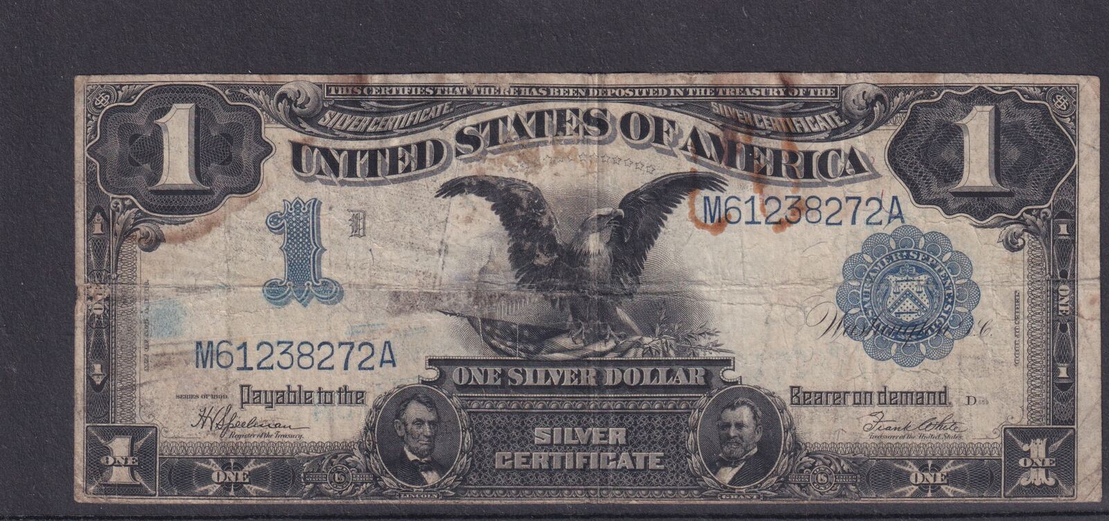USA, Dollar 1899 stark gebraucht IV, | MA-Shops