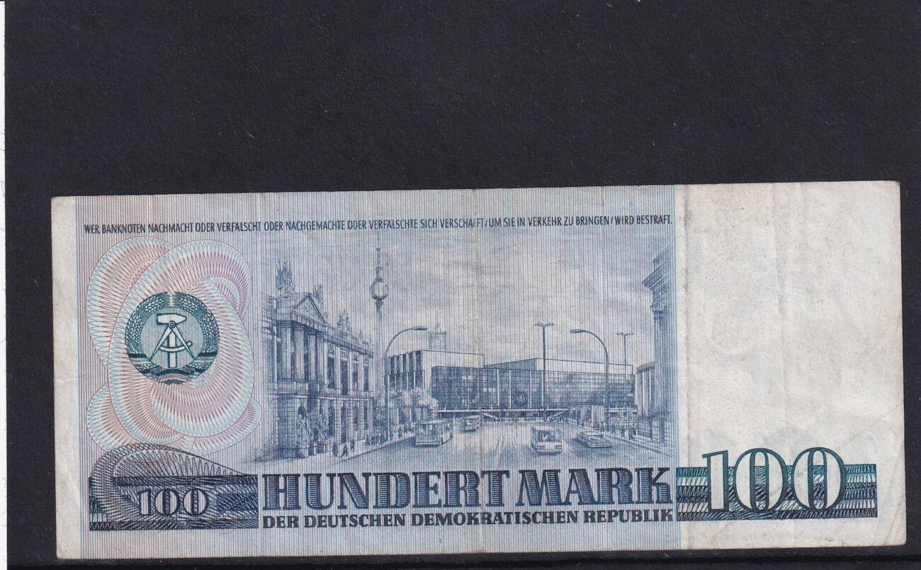 Deutschland, DDR, 100 Mark 1975 Ro.363a, DDR-25a, Erste Auflage ...