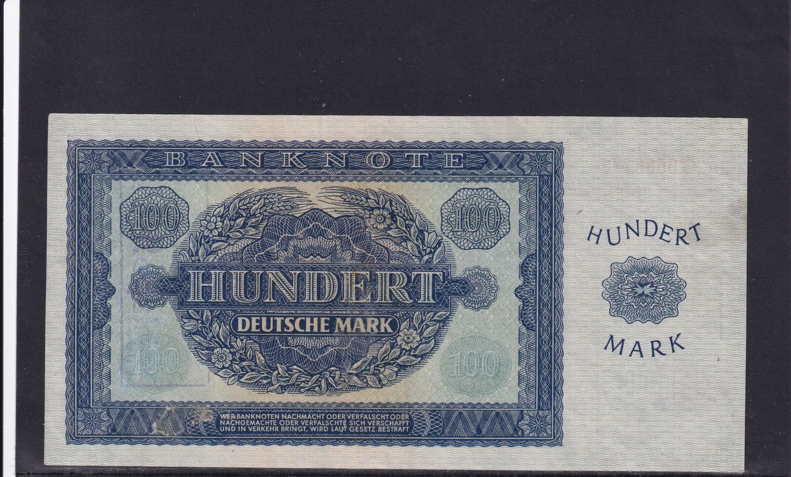 Deutschland, DDR, 100 Mark 1948 Ro.346F1, SBZ-17F1, Serie: C ...