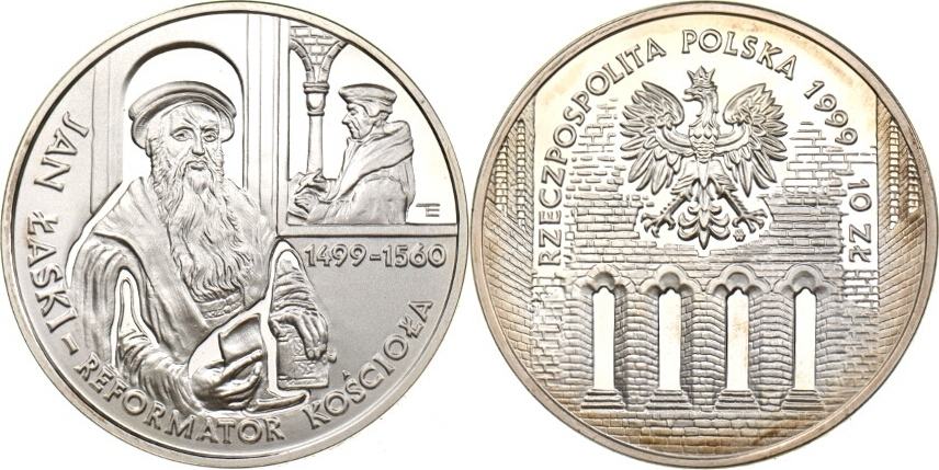 Polen 10 Zlotych 1999 Jan Laski PP | MA-Shops