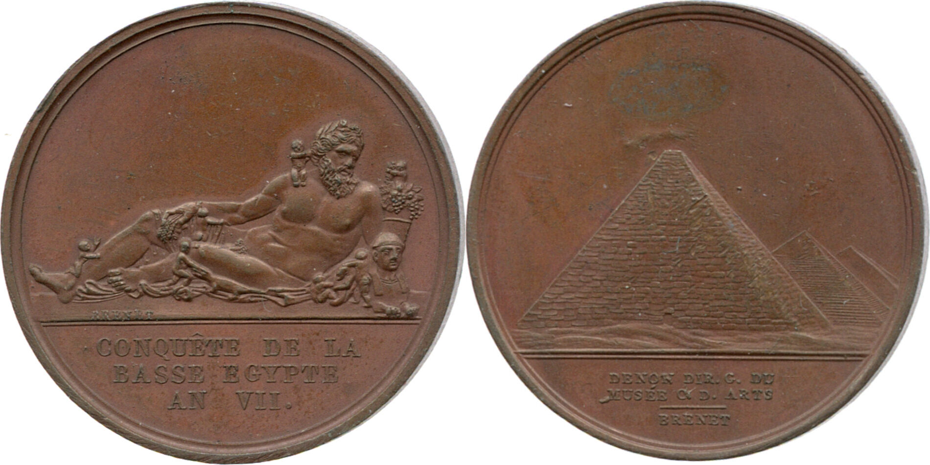 Frankreich Medaille An VII (1798) Napoleon I, Conquête de la Basse ...