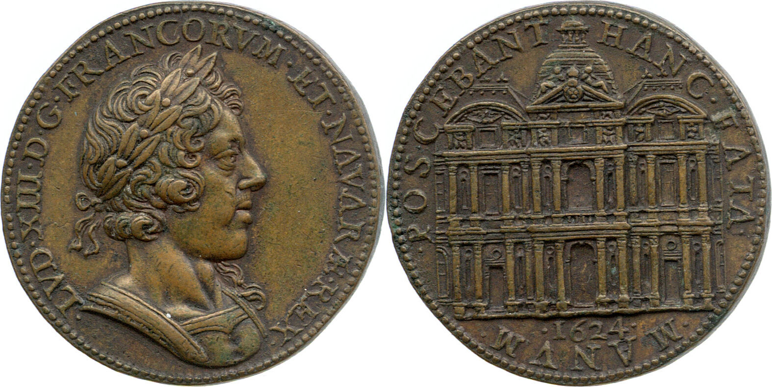 Frankreich Medaille 1624 Louis XIII, 1610 - 1643, Pierre Regnier ...