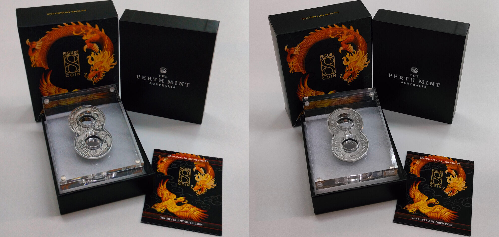 Australien 2 Dollar / 2 oz Silber 2020 Figure 8 Coin, 6. Portrait ...