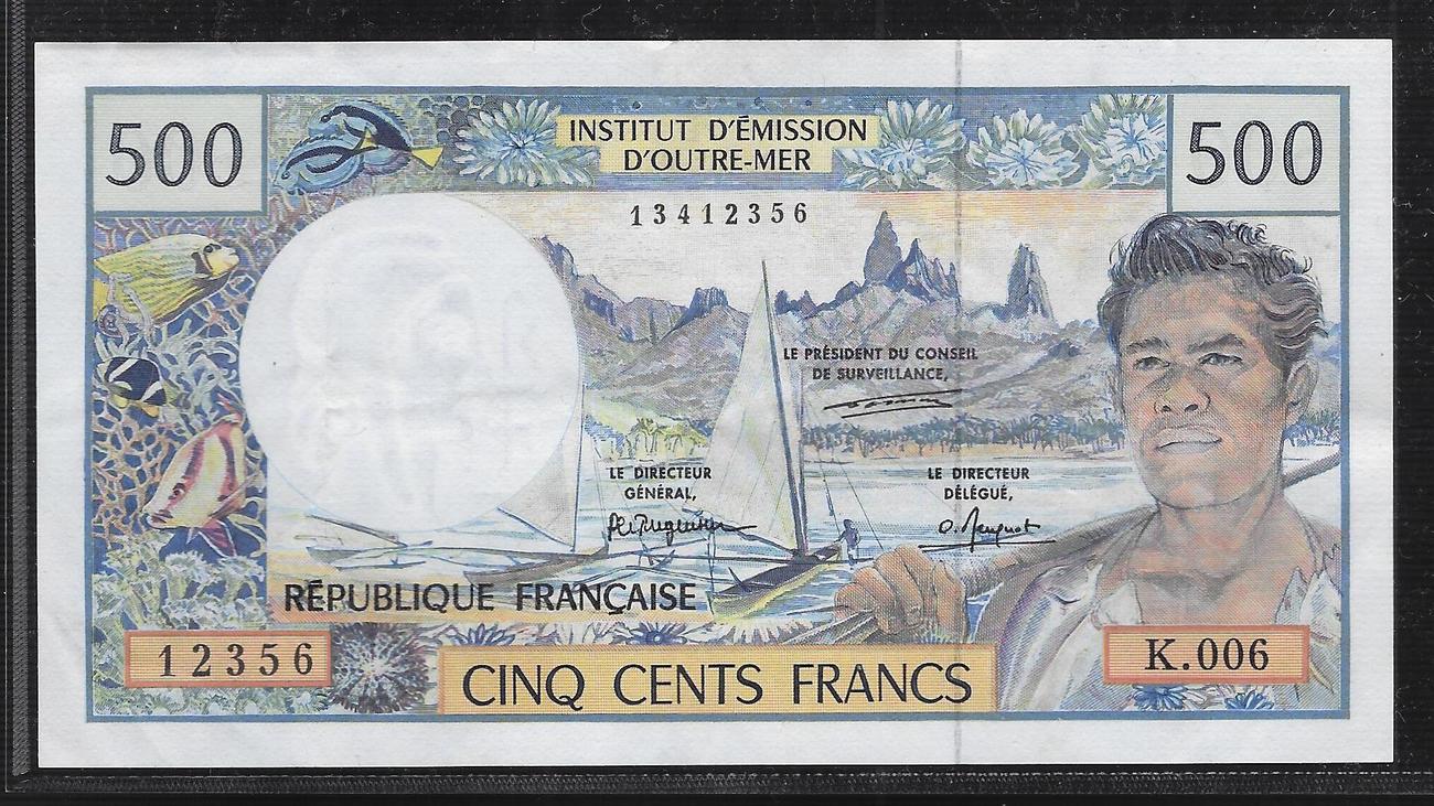 IEOM FRANCE. 500 CPF. (1995) Institut für überseeische Emissionen ...