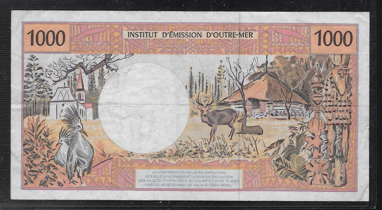 IEOM FRANCE. 1000 Francs CPF (2004) Institut für überseeische ...