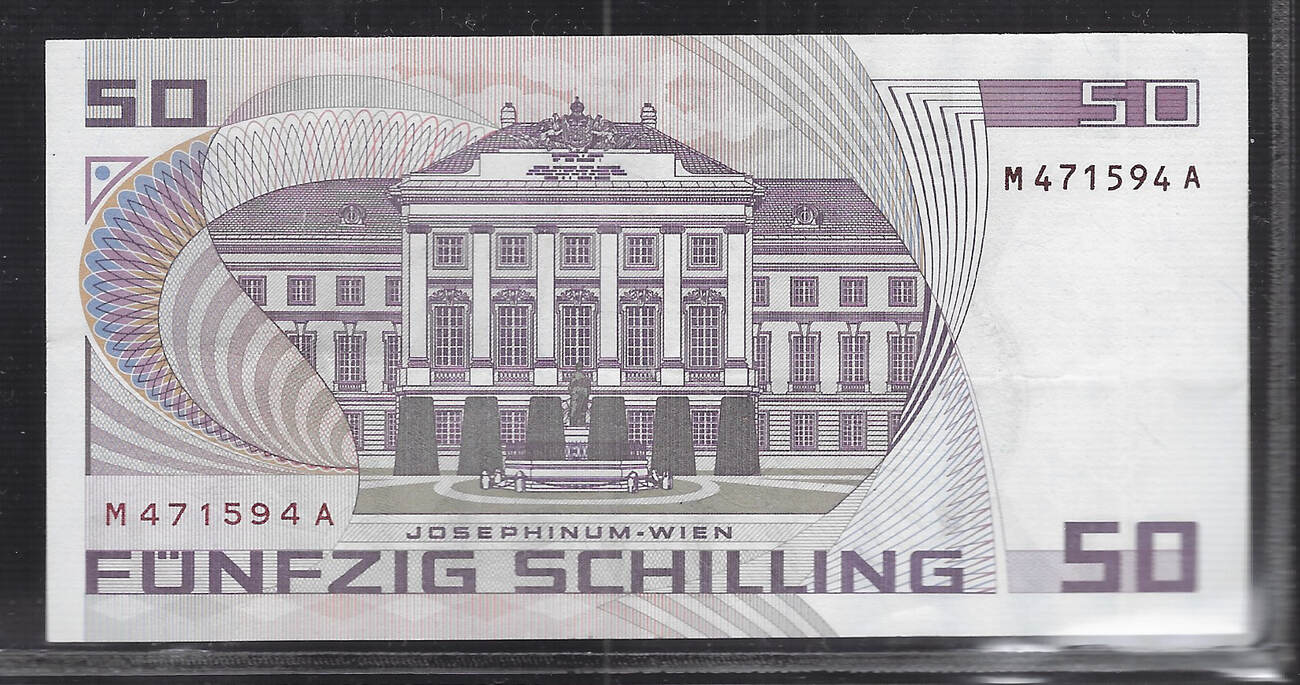 ÖSRERREICH, AUTRICHE. 50 Schilling. 02/01/1986. SIGMUND FREUD. Serie: M ...