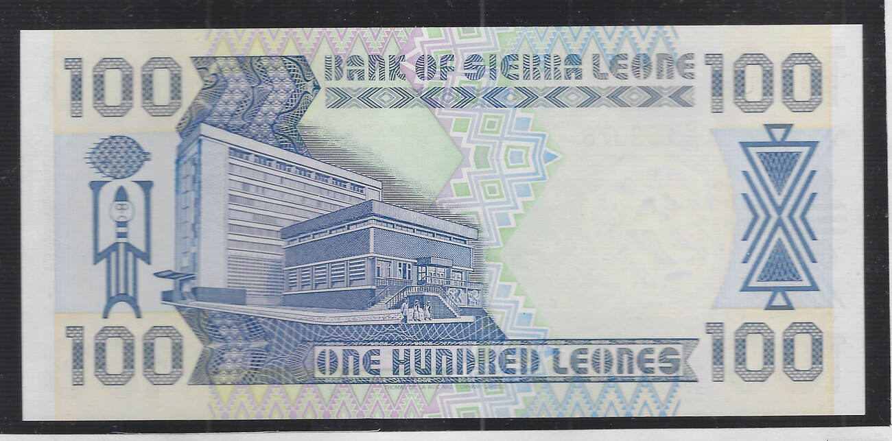 SIERRA LEONE. 100 Leones 27/04/1989 Président Joseph Saidu Momoh. Serie ...