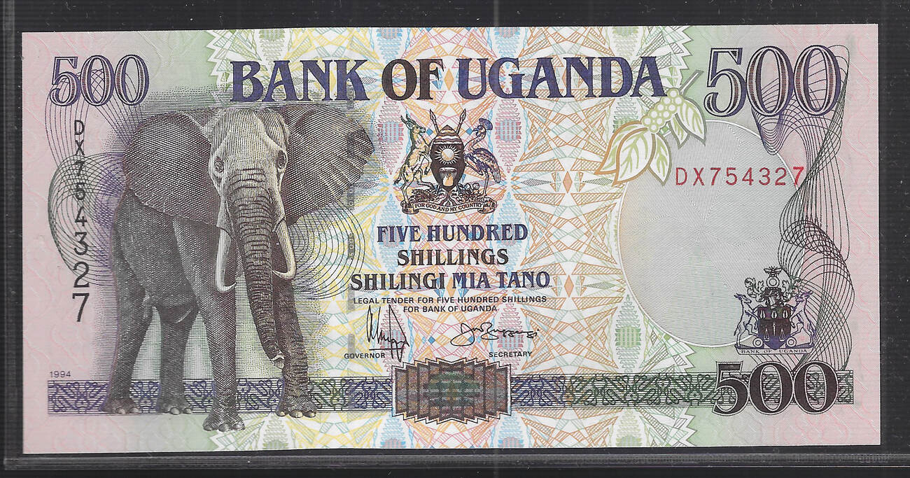 UGANDA. 500 Shillings. 1994 Serie: DX. Fast NEU/I-. | MA-Shops