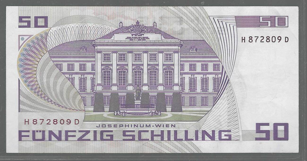 ÖSTERREICH./AUTRICHE. 50 Schilling. 1986. SIGMUND FREUD. Serie: H/D ...