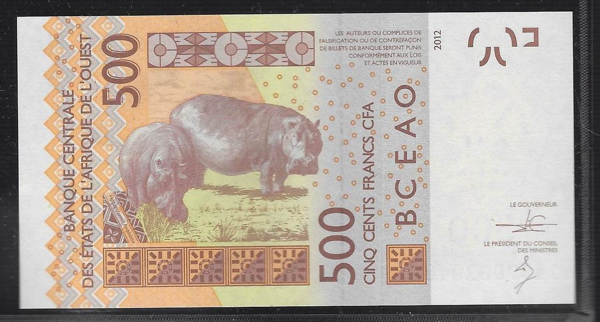 BCEAO 500 Francs CFA (20)14 "H=NIGER" VZ+ | MA-Shops