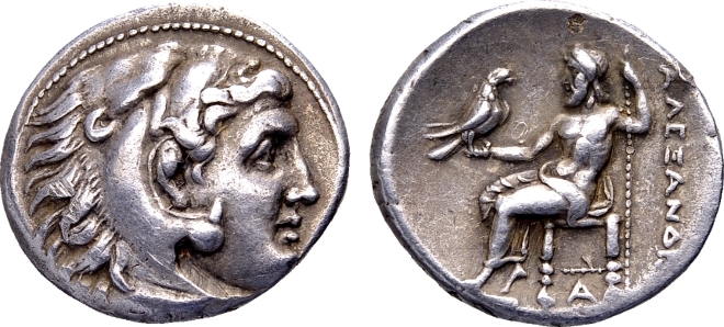 Königreich Makedon. Alexander III. d. Grosse 336-323 BC, AR Drachme ...