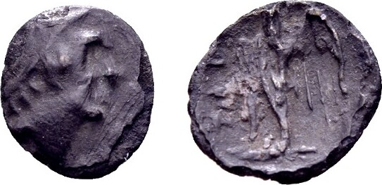 Judaean Judäa, “Yehud” Münzprägung, Ptolemäische Herrschaft 302-260 v.C ...