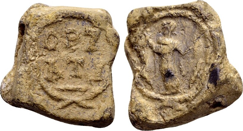 Roman Imperial Seal Optatus. Römische Bleisiegel (18mm, 11,61 gram) 4 ...