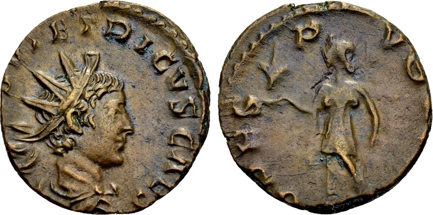 Roman Imperial Tetricus II. 271-274, AE Antoninianus (18mm, 2,22 gram ...