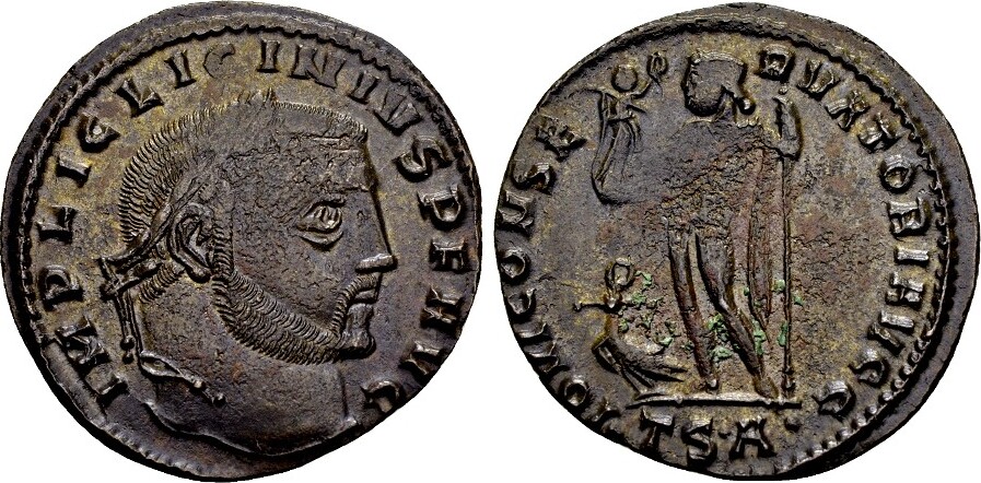 Roman Imperial Licinius I. 308-324, AE Follis (23mm, 3,42 gram ...