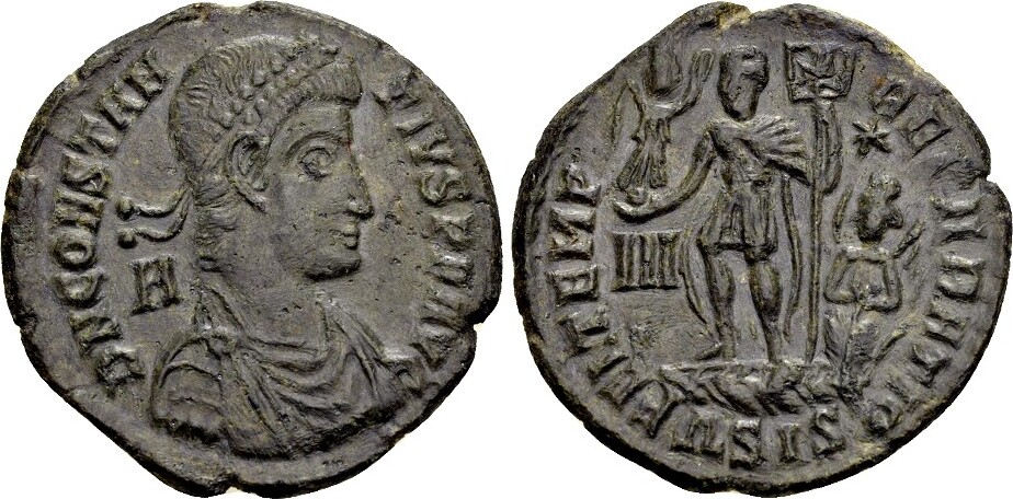 Roman Imperial Constantius II. 337-361, AE Centenionalis (24mm, 5,18 ...