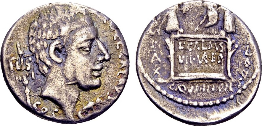 Roman Republic Denarius Römische Republik. C. Coelius Caldus, AR Denar ...