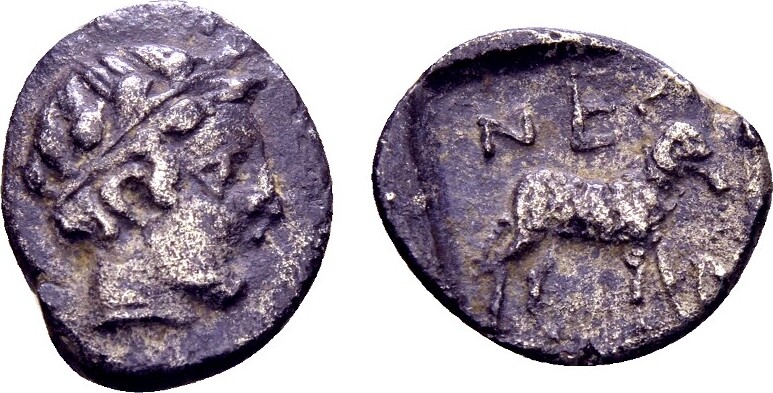 Greek Troas, Neandria. AR Obol (9mm, 0,50 gram) 4. Jht. v.C. SS | MA-Shops