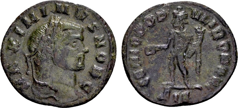 Roman Imperial Quarter Follis Maximinus II. Caesar 305-308, AE 1/4 ...