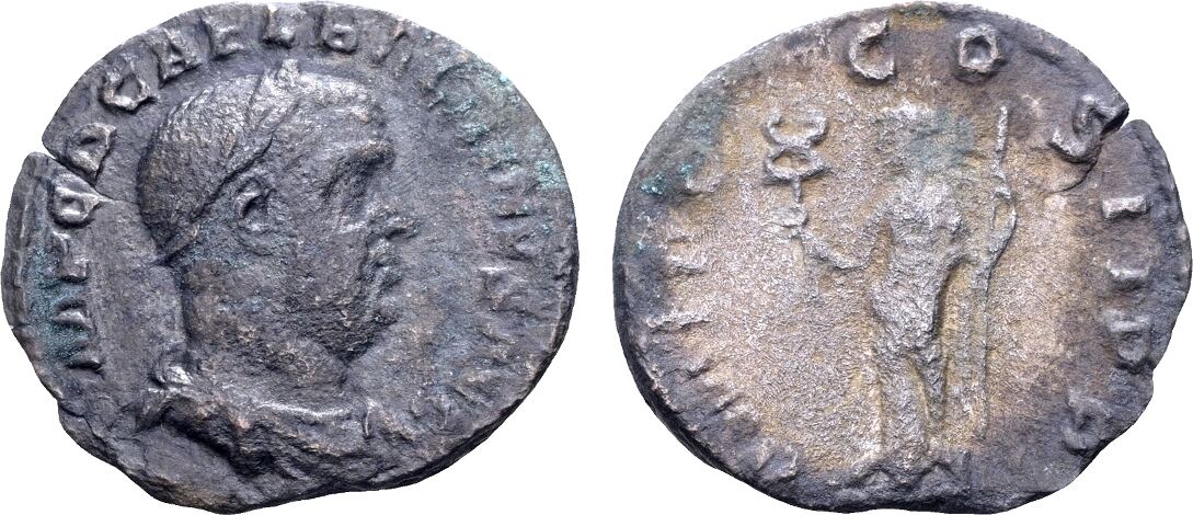 Roman Imperial Denarius Balbinus 238, AR Denar (19 mm, 1,96 gram) Rom S ...