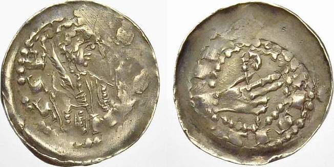 Frankreich-Metz, Bistum Denar Stephan (Etienne) von Bar 1120-1163. Übl ...