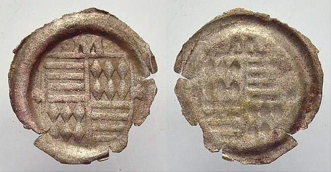 Mansfeld Hohlpfennig Günther IV., Ernst II., Hoyer VI., Gebhard VII ...