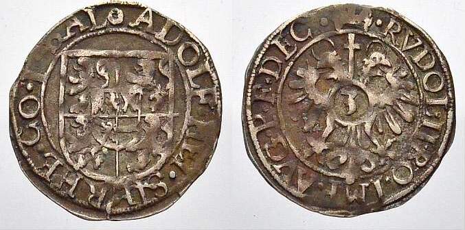 Salm-Dhaun 3 Kreuzer (Groschen) Adolf Heinrich +1606. Attraktives ...