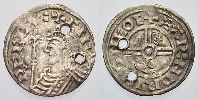 Großbritannien Penny um 1023 Knut I. der Große 1016-1035, König von ...