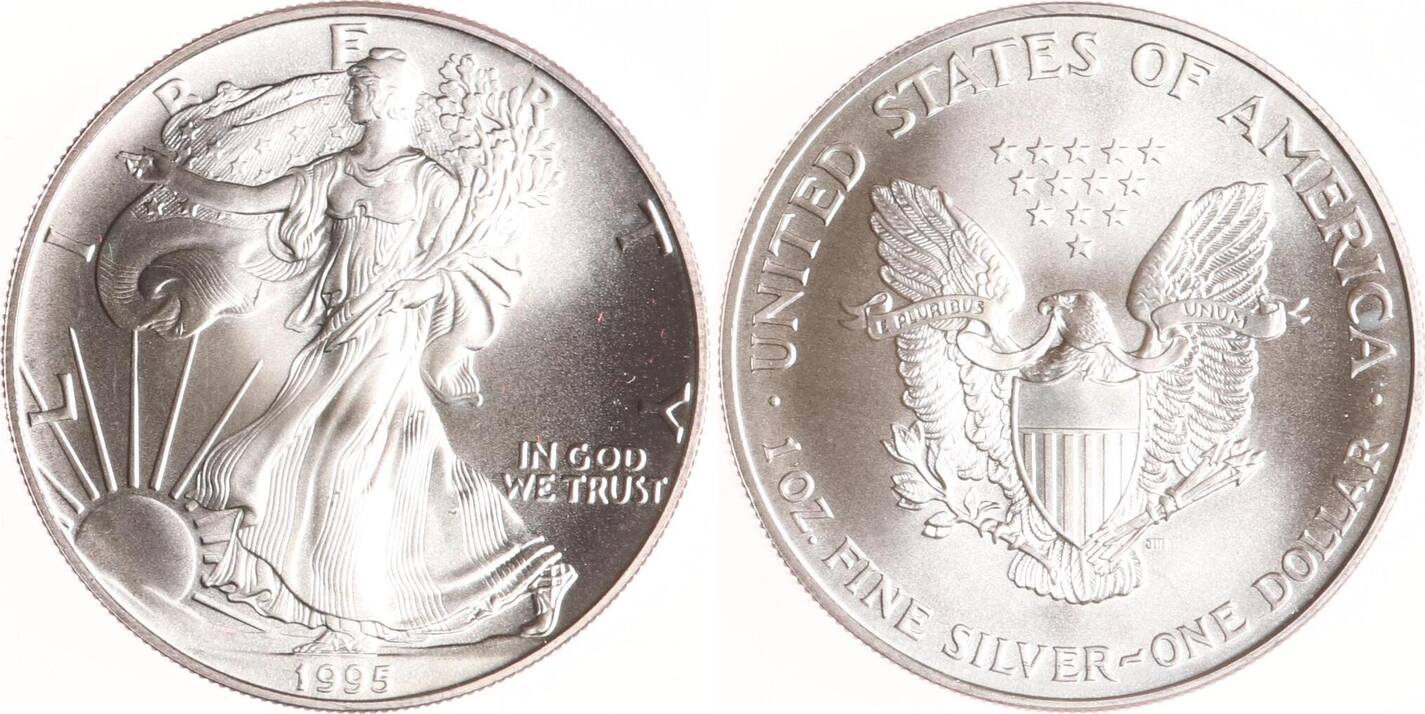 USA 1 Dollar 1995 American Eagle. Stempelglanz | MA-Shops