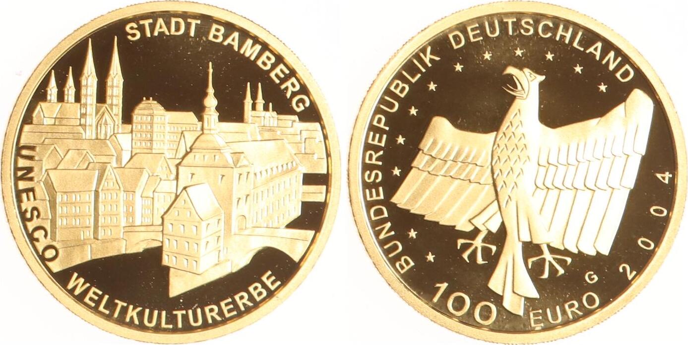Bundesrepublik Deutschland 100 Euro 2004 G UNESCO Weltkulturerbestadt bundesrepublik-deutschland-100-euro-2004-g-unesco-weltkulturerbestadt