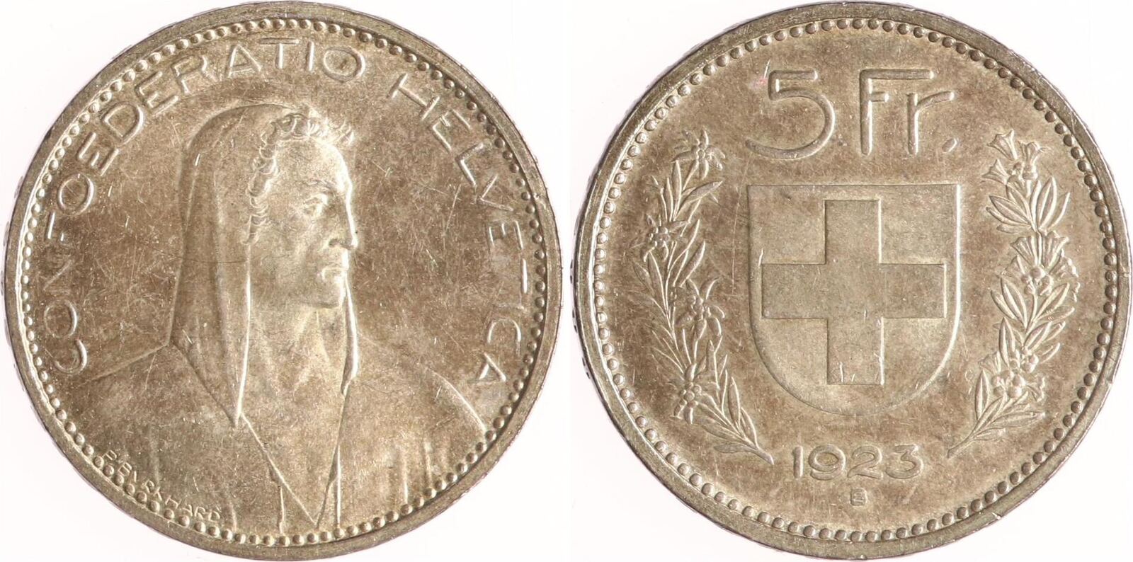 Schweiz 5 Franken 1923 B Vorzüglich | MA-Shops