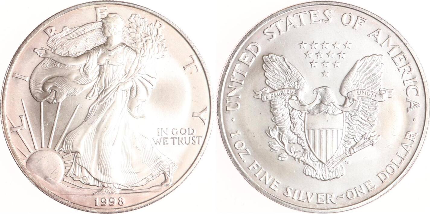 USA 1 Dollar 1998 American Eagle. Stempelglanz | MA-Shops