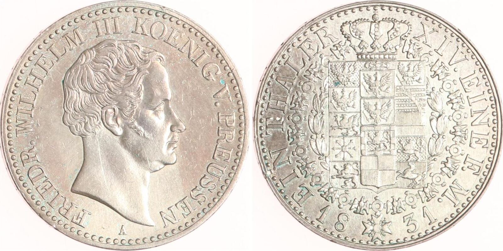 Preussen Taler 1831 A Friedrich Wilhelm III. 1797-1840. sehr schön ...