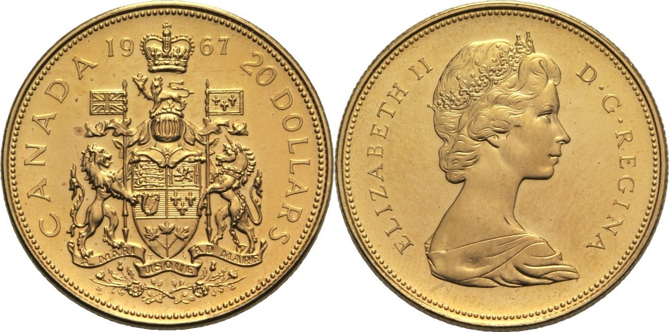 Kanada 20 Dollar 1967 Elisabeth II. St | MA-Shops