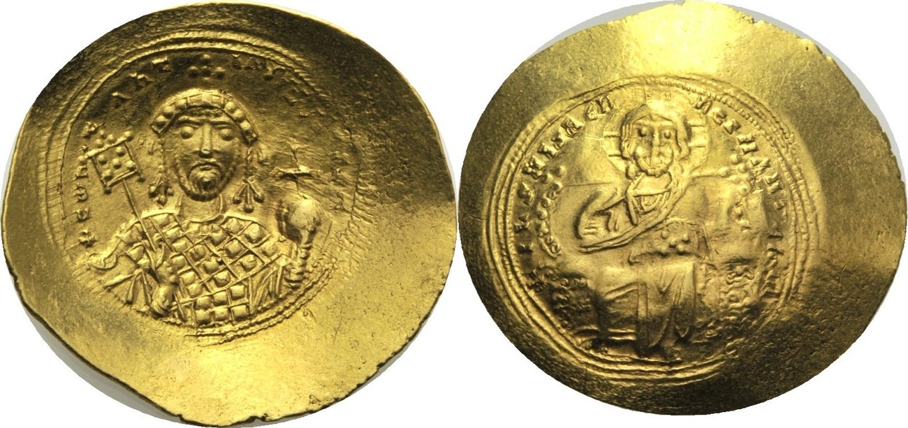 Byzantinisches Kaiserreich Histamenon o. J. Konstantin IX. 1042-1055 vz ...