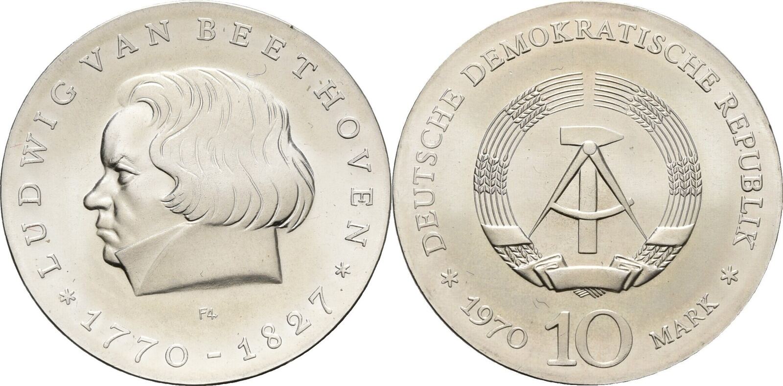 DDR 10 Mark 1970 Beethoven st | MA-Shops