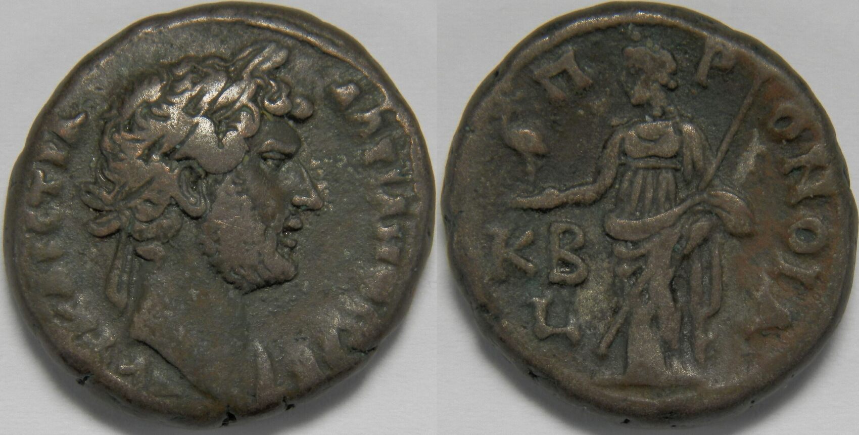 Egypt BI Tetradrachm AD 137-138 Hadrian VF | MA-Shops