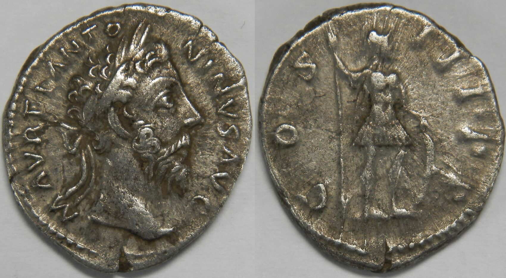 Roman Empire AR Denarius AD 176-180 Marcus Aurelius gVF | MA-Shops