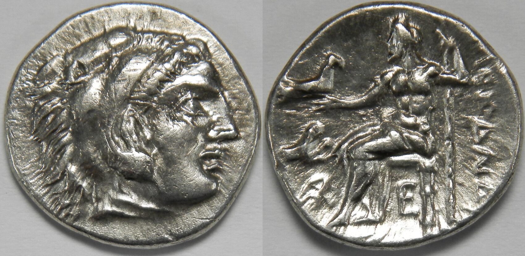 Kingdom of Thrace AR Drachm circa 301-299 BC Lysimachos XF | MA-Shops